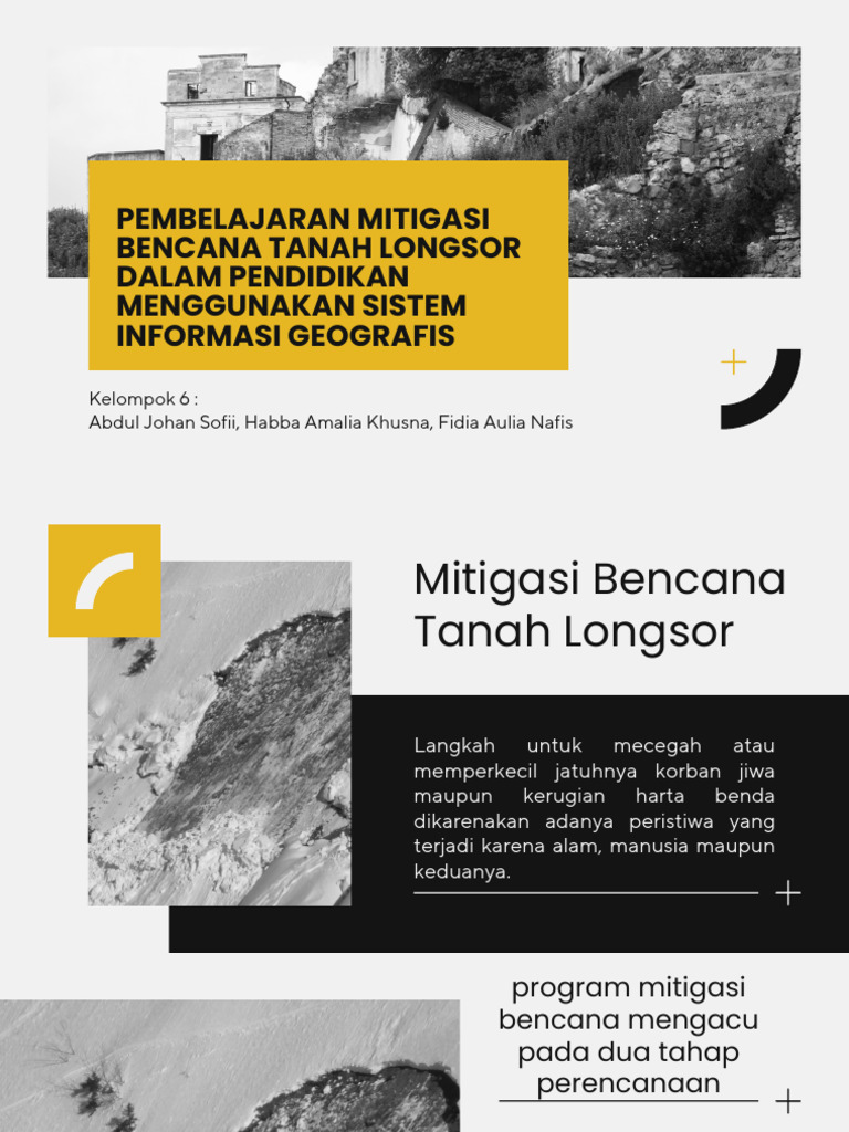 Mitigasi Tanah Longsor dengan SIG | PDF | Sains & Matematika