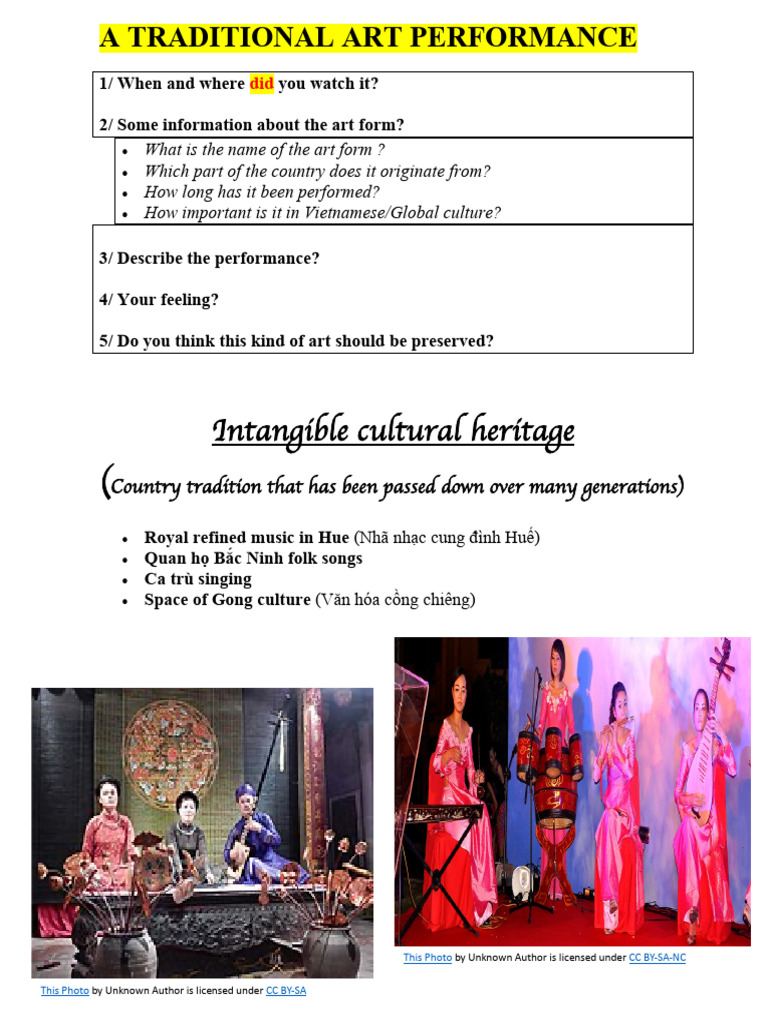 A Traditional Art Performance | PDF | Hue | Vietnam