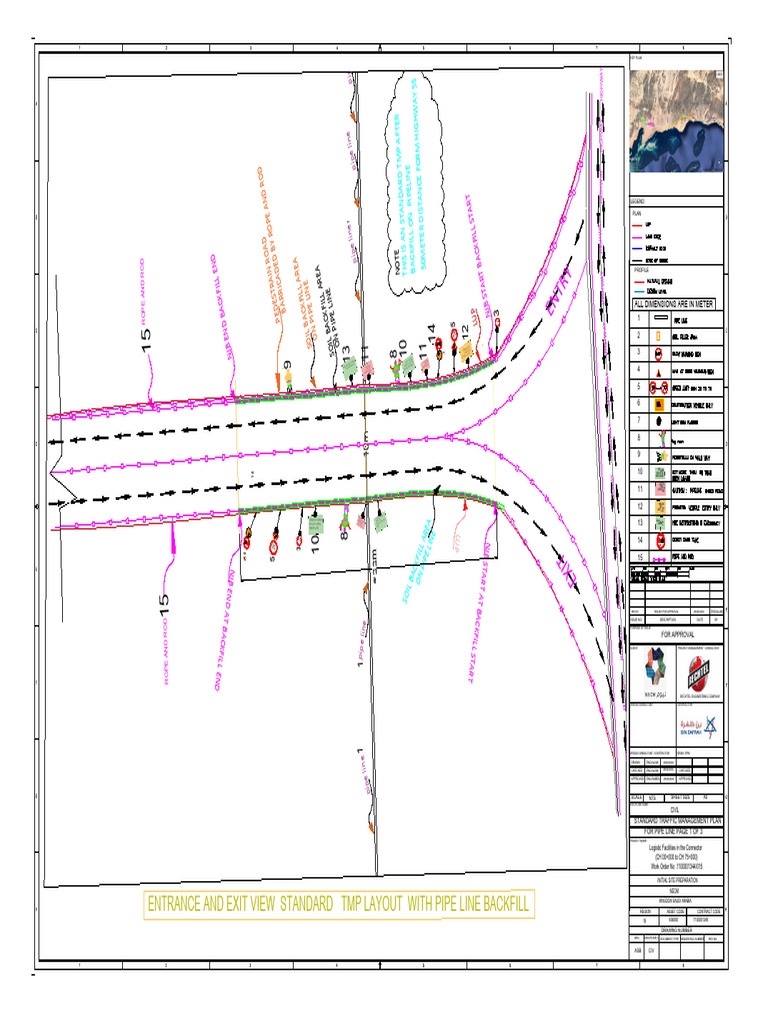 Pipe Line Backfill Cad Drawing With Plot | PDF