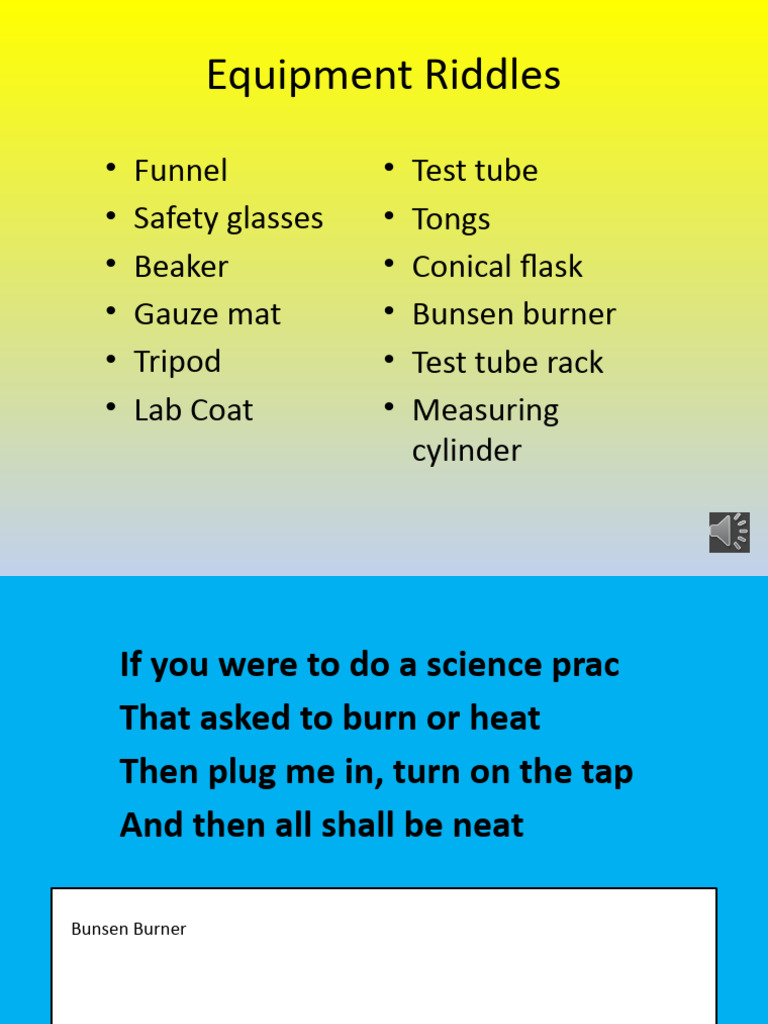 Equipment Riddles | PDF | Wellness