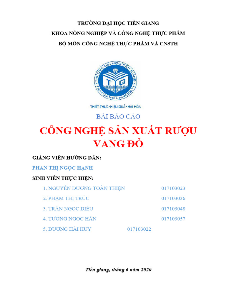 (123doc) - Bao-Cao-Chuyen-De-San-Xuat-Ruou-Vang-Do | PDF