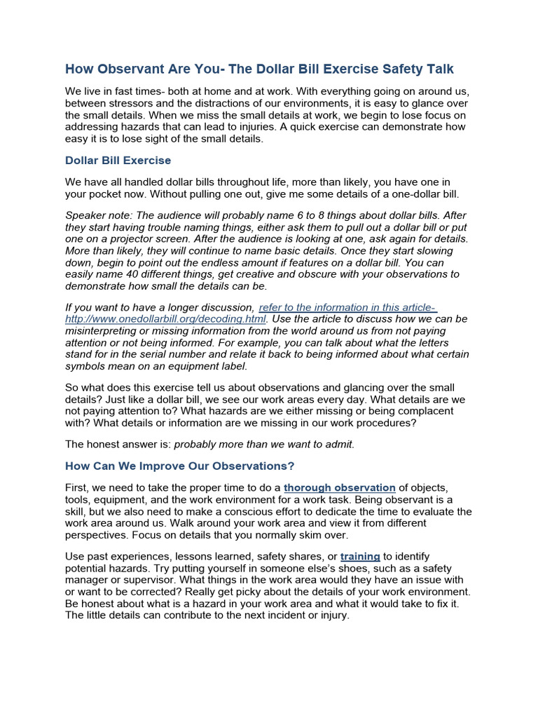 How Observant Are You | PDF | Cognition | Cognitive Science