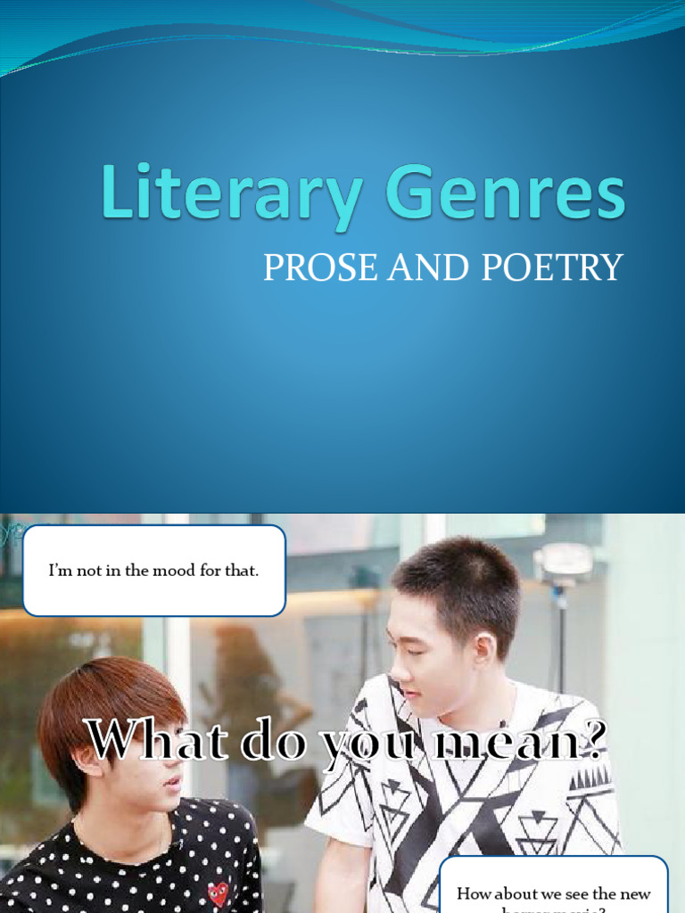 Literary Genres | PDF | Poetry | Narrative