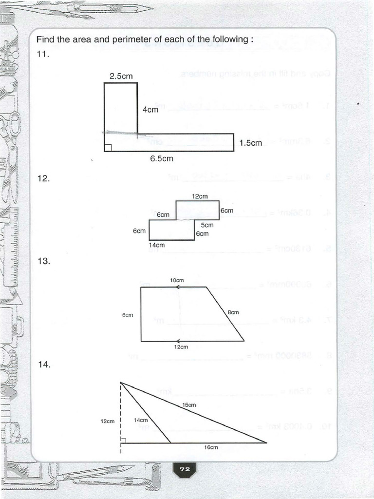 Area and Perimeter | PDF | Elementary Geometry | Euclidean Geometry
