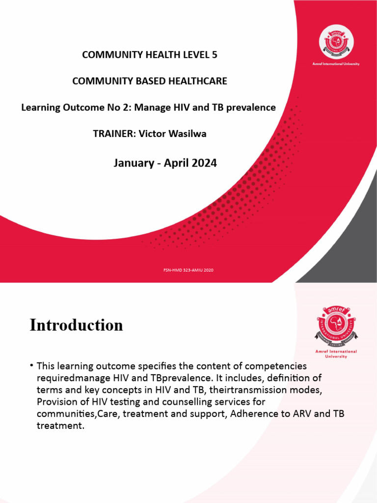 CCH Community Based Healthcare Learning Outcome 2.Pptx Complete ...