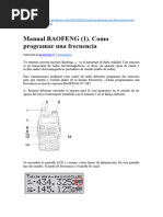 Configurar Walkie Baofeng | PDF