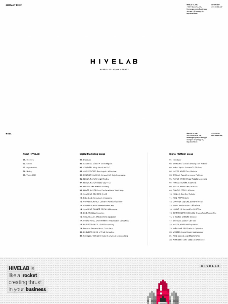 Hivelab Company.brief Full ENG 20.0825 | PDF
