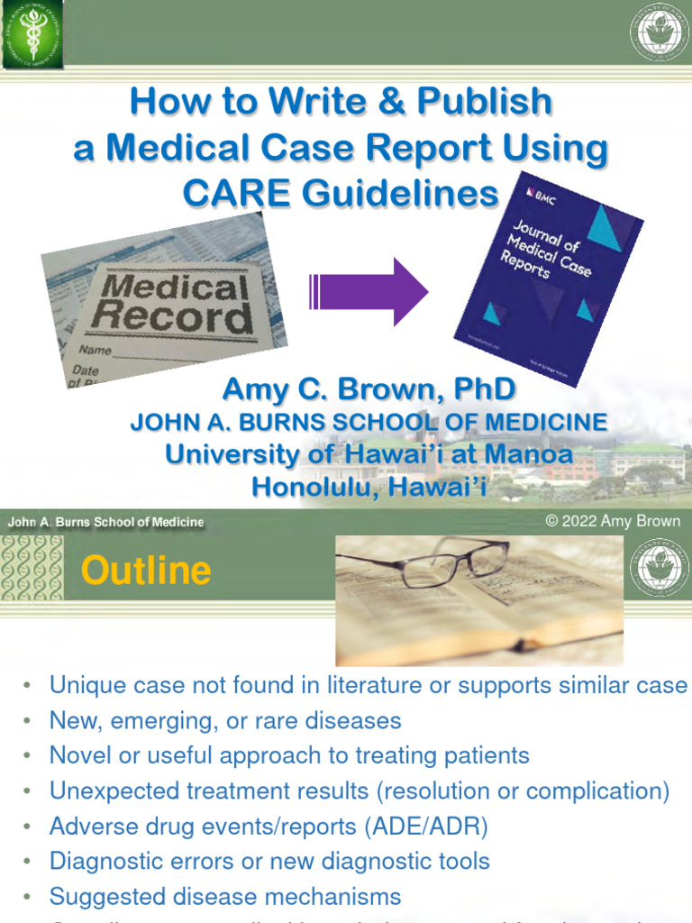 Writing A Case Reportssss | PDF | Case Report | Medical Diagnosis