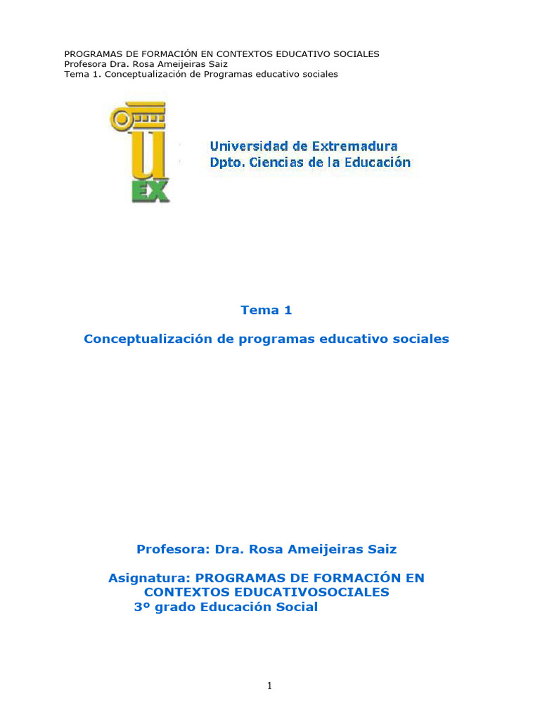 Tema 1 Programas | PDF | Planificación | Diseño
