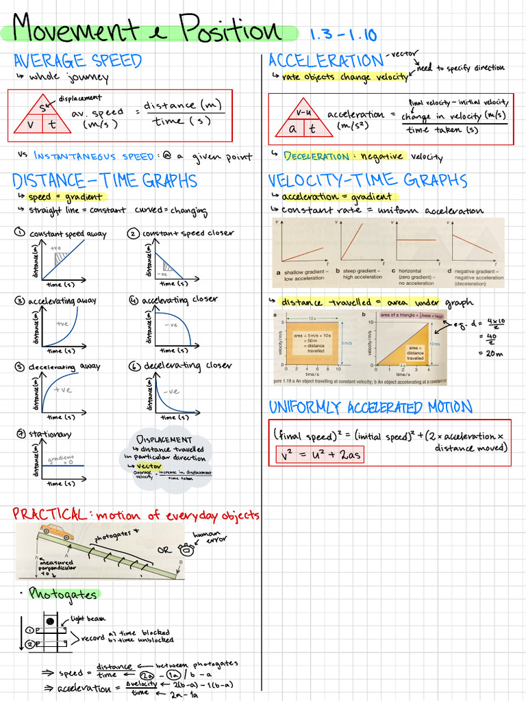 Forces and Motion | PDF | Acceleration | Velocity