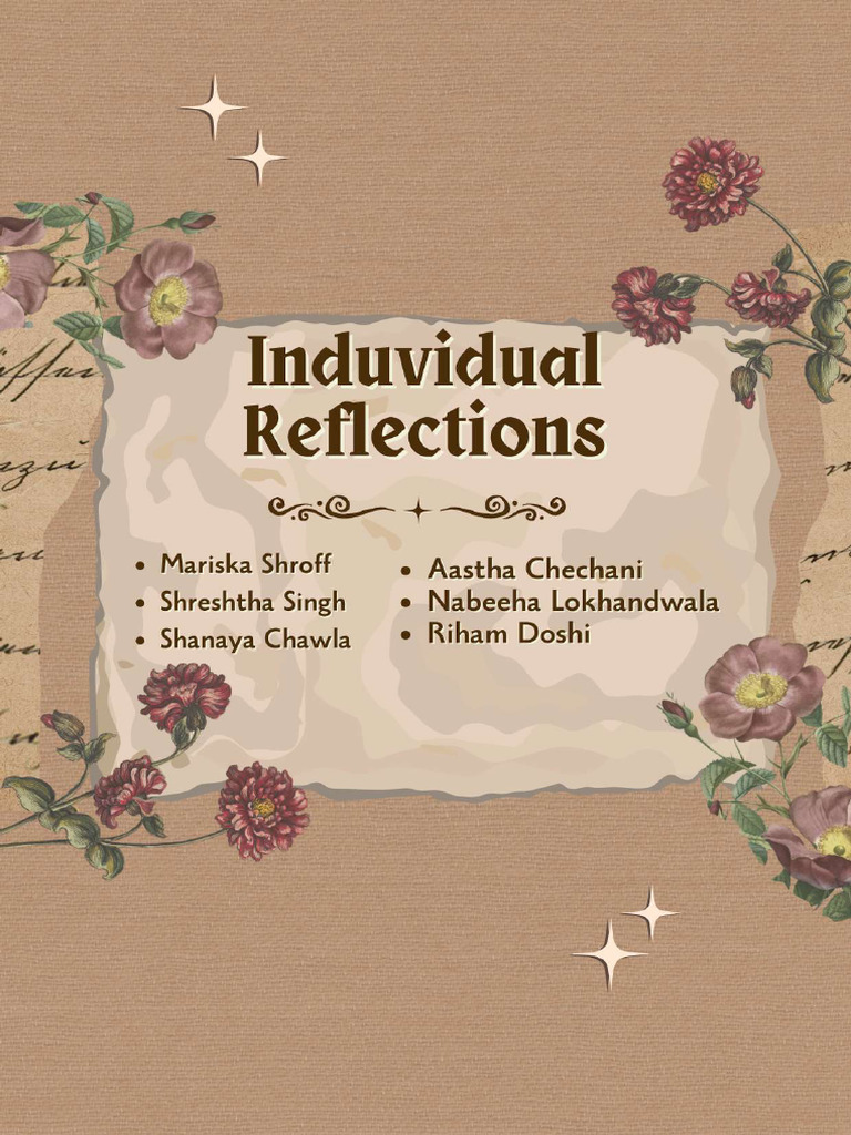 Individual Reflections Compressed 1 | PDF