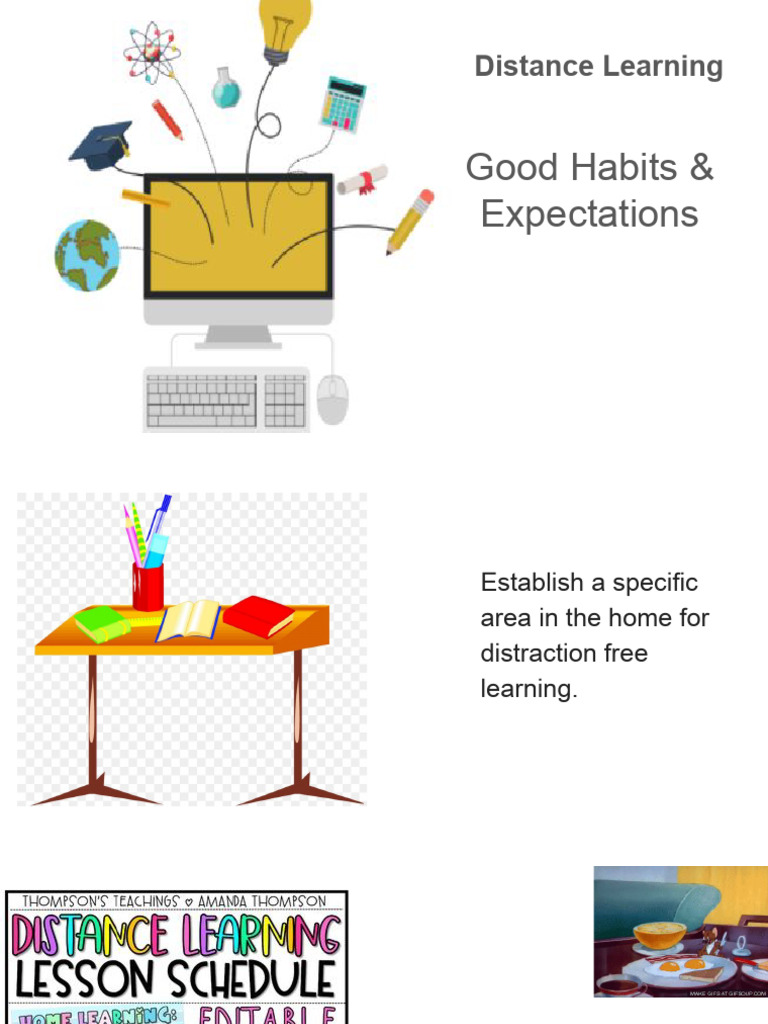 Good Habits Distance Education - IESUV | PDF | Teachers | Circadian Rhythm