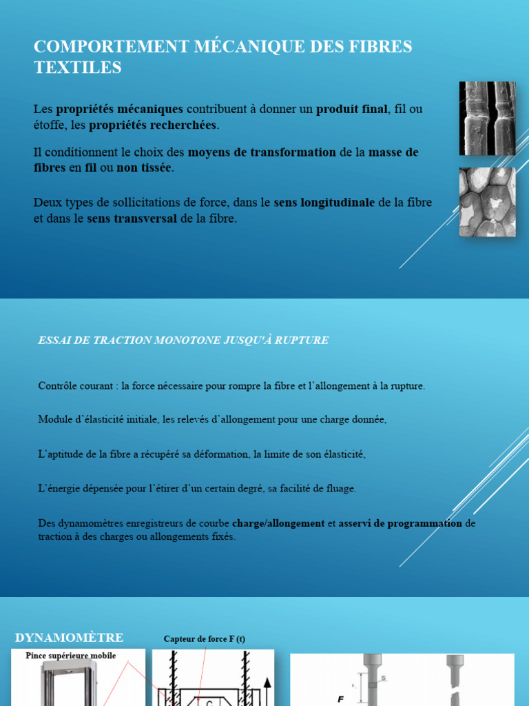 Essais de Traction | PDF | Élasticité (Physique) | Déformation plastique