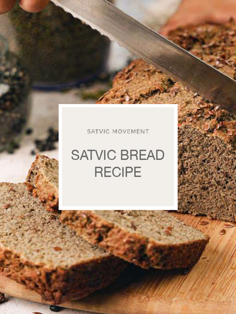 Satvic_Bread_Recipe | PDF | Breads | Teaspoon