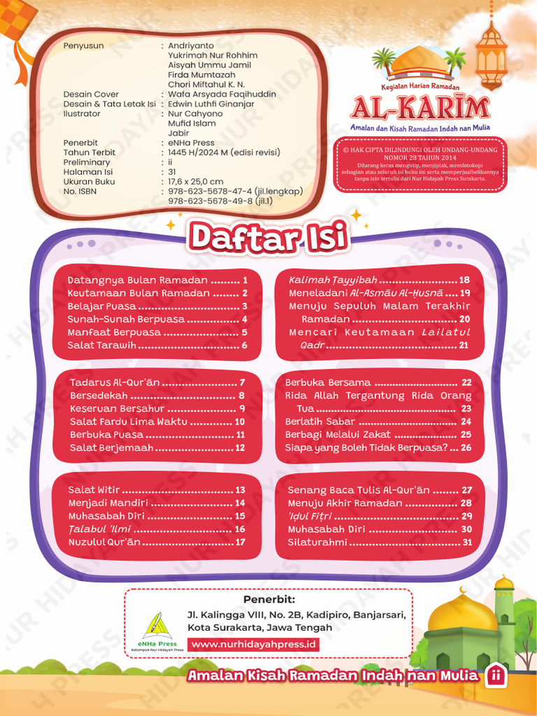 Al Karim Kelas I-Ii (2024) - Sample | PDF