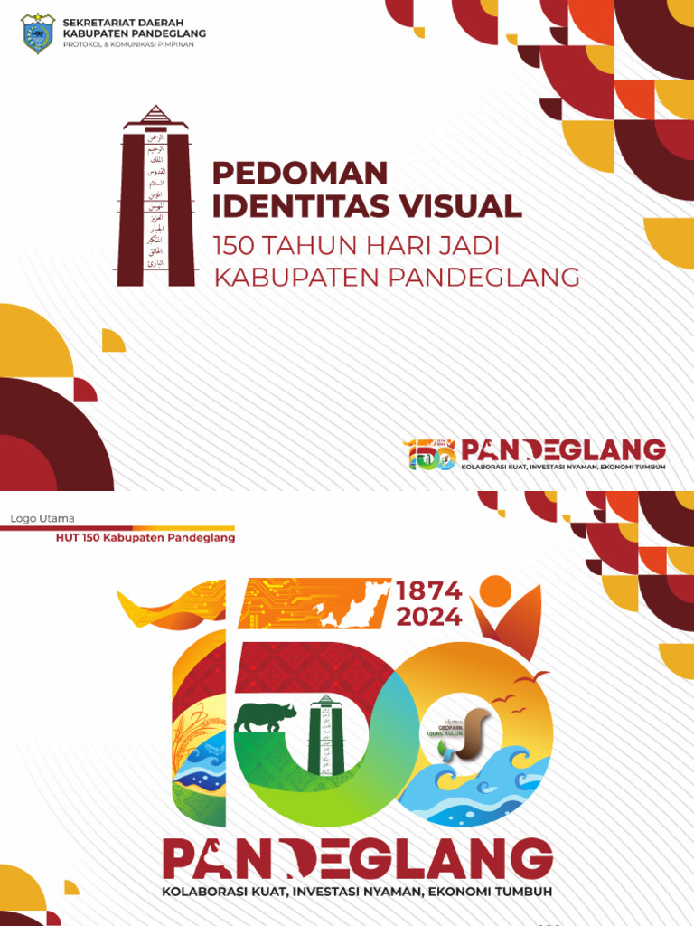 Pedoman Visual Hari Jadi Ke-150 Kab. Pandeglang | PDF