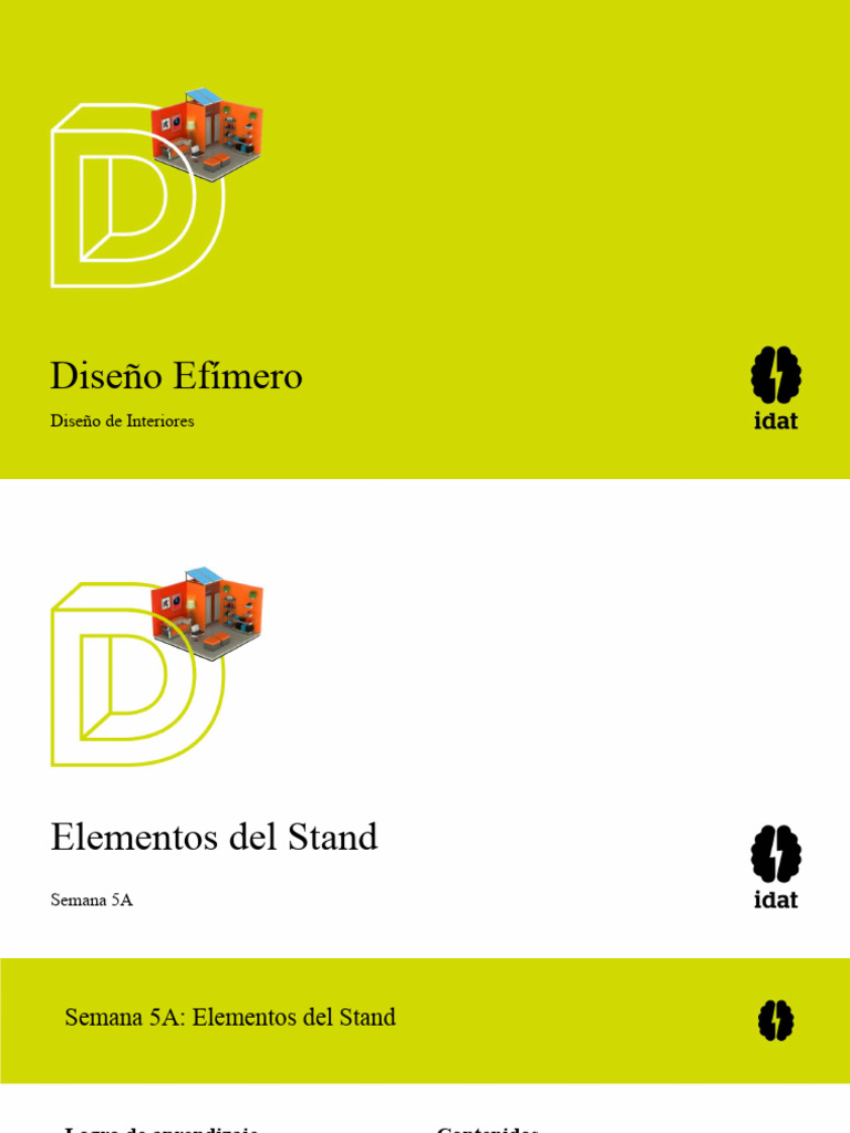 Semana 5A - Elementos Del Stand | PDF | Diseño | Mueble