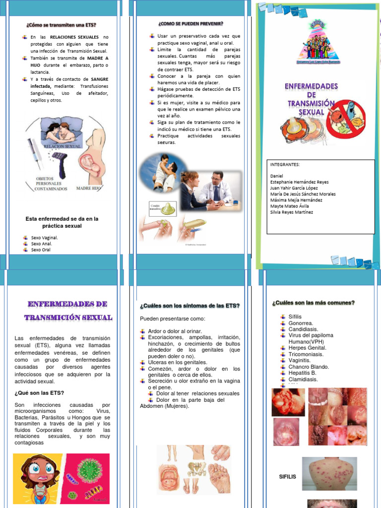 Triptico de Transmision Sexual EIGER | Descargar gratis PDF | Infección transmitida sexualmente ...