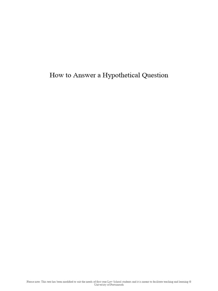 Contract Law Problem Question Guide | PDF | Career & Growth | Business