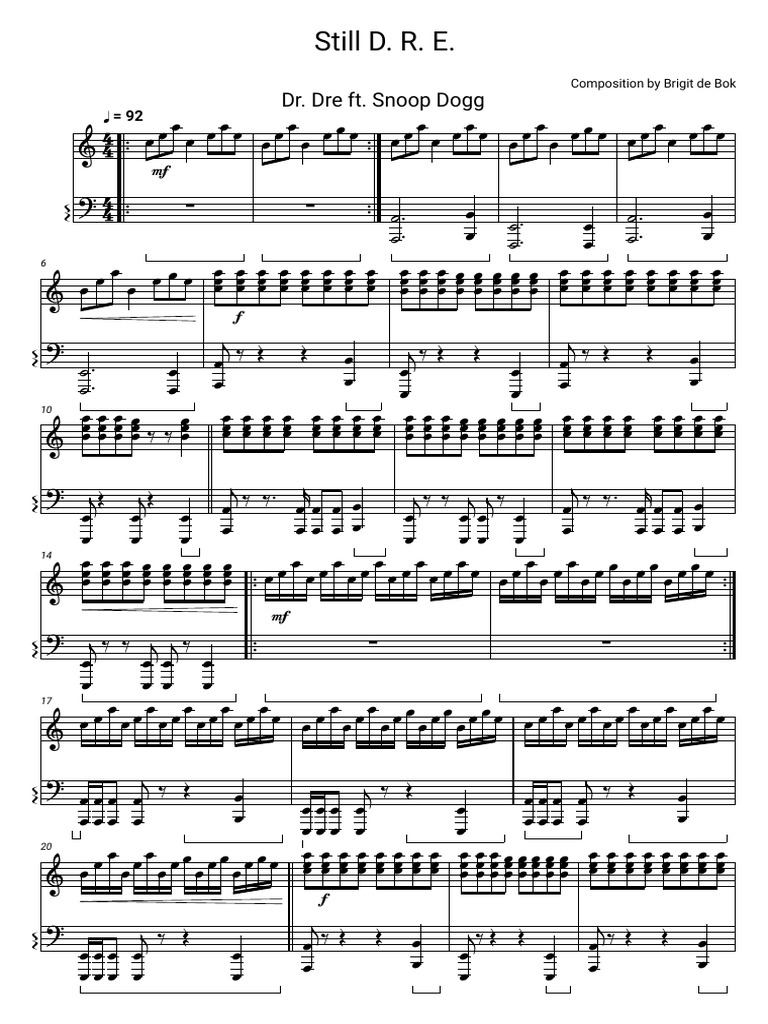 Still DRE | PDF | African American Music | Songs