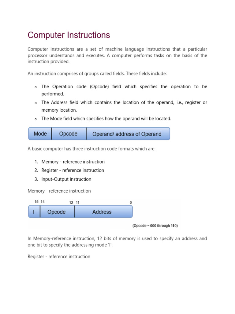 COA unit 3 | PDF | Central Processing Unit | Assembly Language COA unit 3 | PDF | Central Processing Unit | Assembly Language