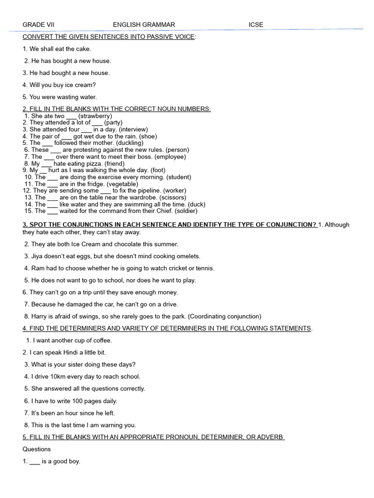 Grammar 7 | PDF | Linguistics