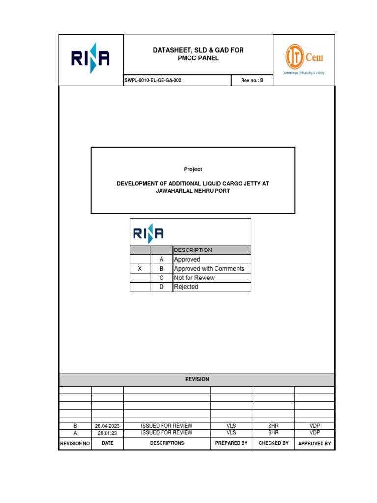 SWPL 0010 EL GE GA 002 RB Comments | PDF