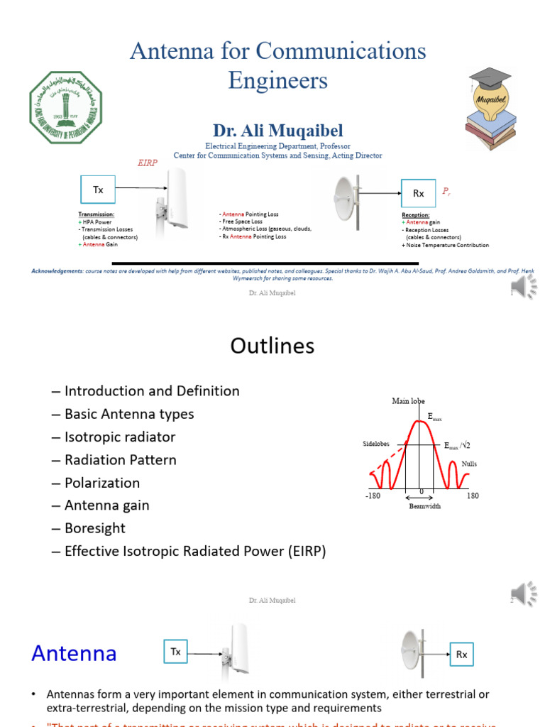 Antennas for Communicaitons Engineers | PDF | Antenna (Radio) | Physical Phenomena