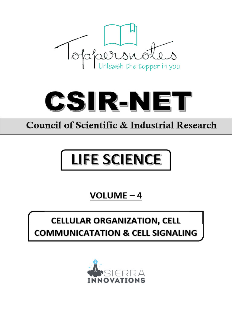 CSIR Life Science Sample Cell Biology | PDF | Cell Membrane ...