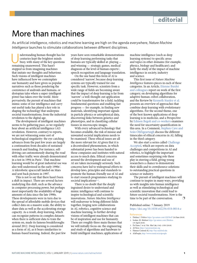 More Than Machines | PDF | Artificial Intelligence | Intelligence (AI ...