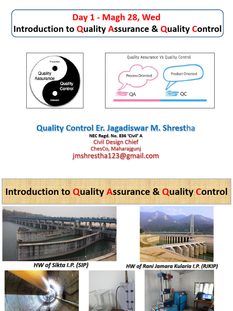 1.qaqc 102 | PDF | Quality Assurance | Concrete