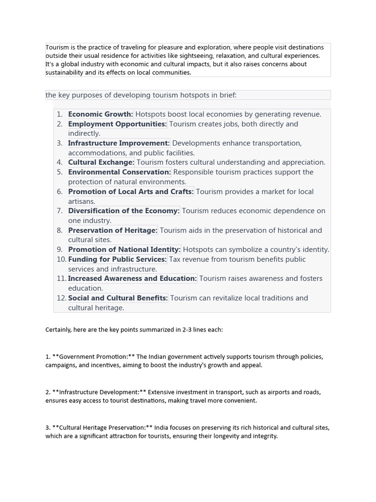 Tourism Pdf Tourism Economies