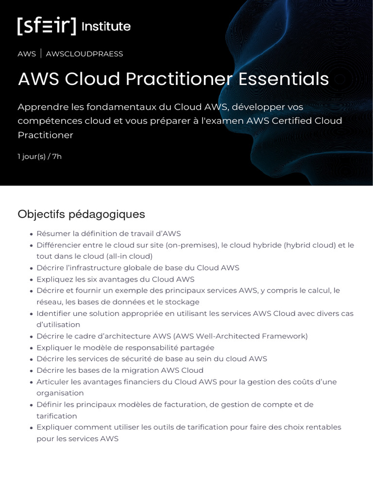 AWS Cloud Practitioner Essentials 2020 | PDF | Cloud computing | Amazon ...