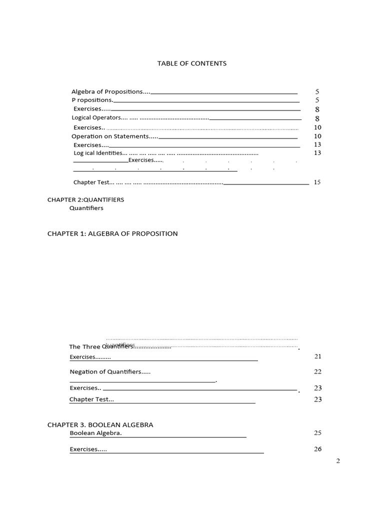 Logic and Set Theory | Download Free PDF | Boolean Algebra | Teaching ...