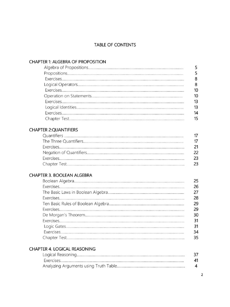 Logic and Set Theory | PDF