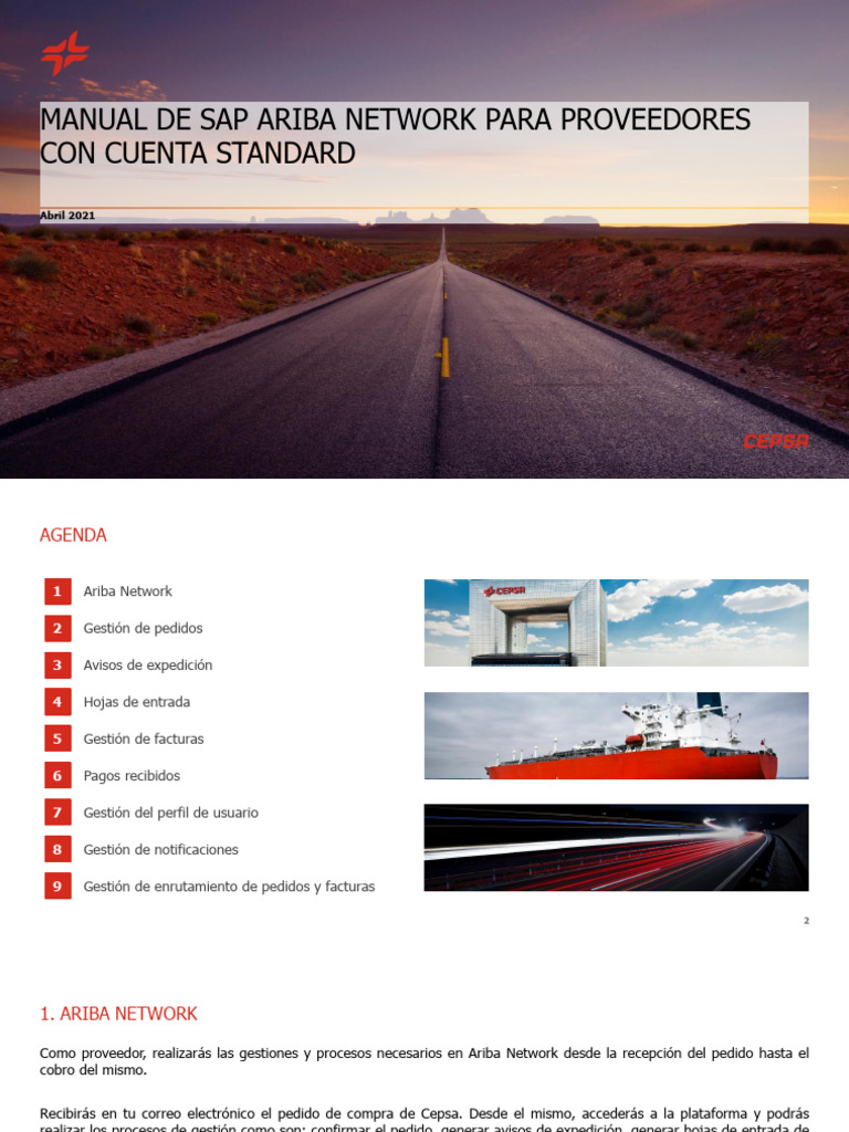 manual-sap-ariba-network-proveedores-standard | PDF | Factura | Business
