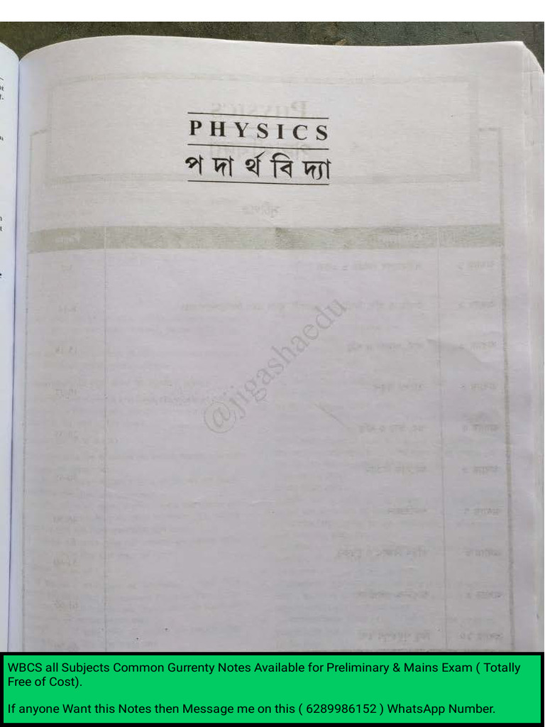 Crack Wbcs Physics Pdf