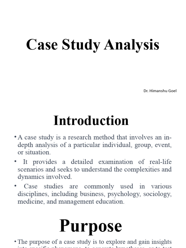 Case Study Analysis | PDF | Case Study | Theory