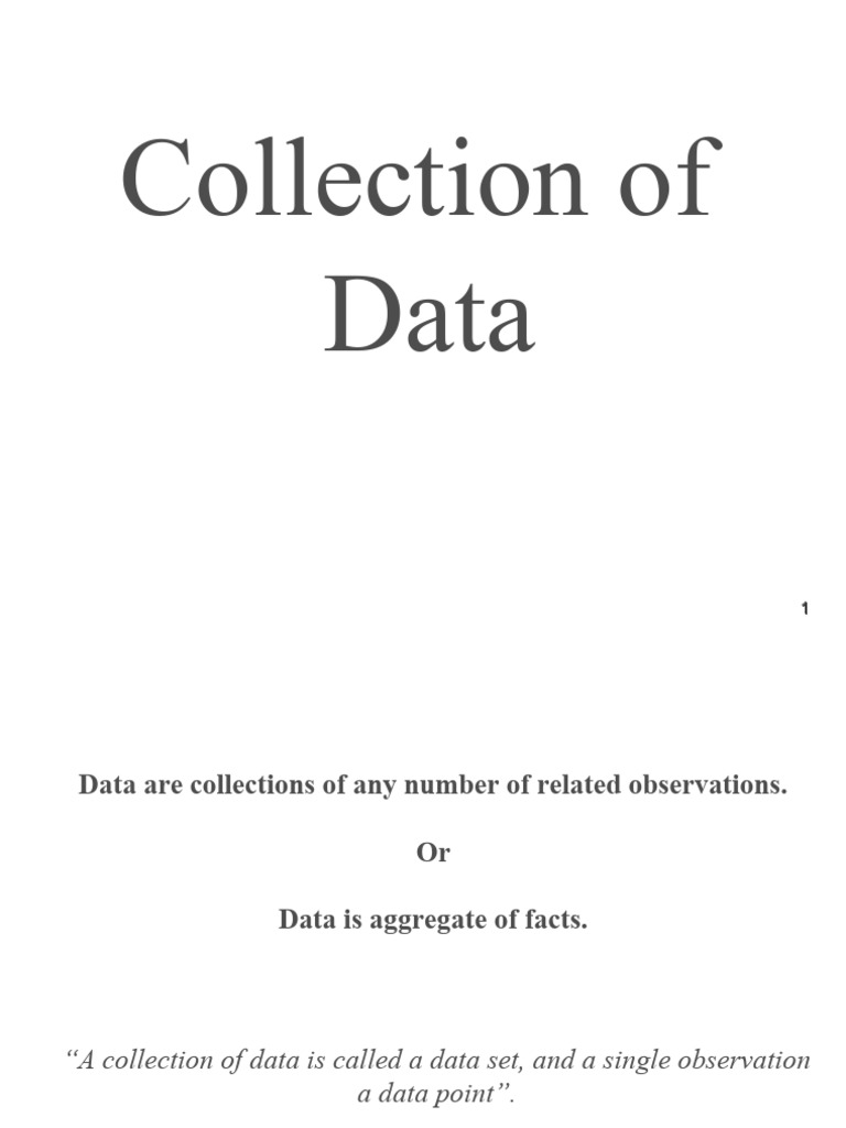 Data Collection | PDF | Questionnaire | Cognition