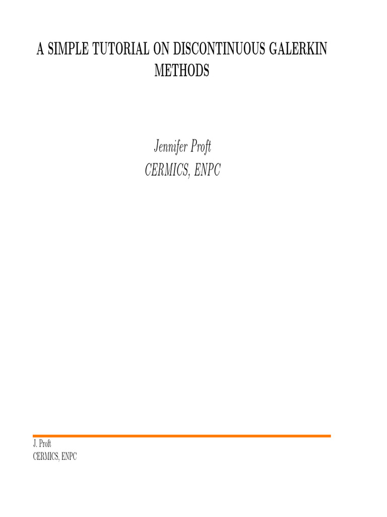 DG Tutorial Proft | PDF | Mathematics | Calculus