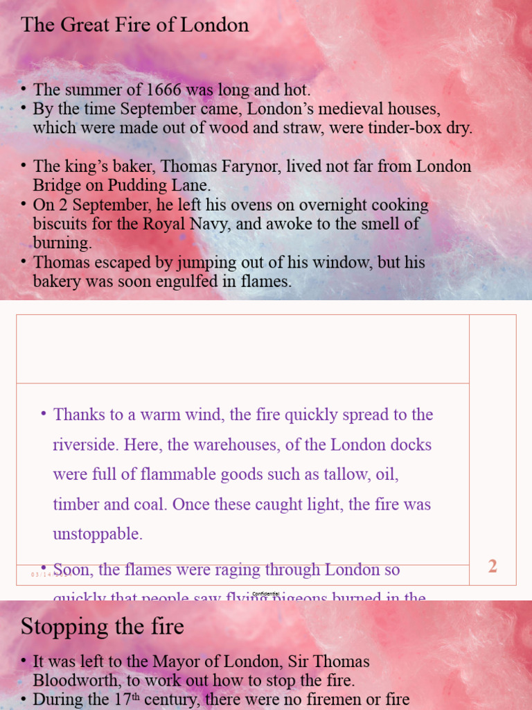 The Great Fire of London: 1666 Overview | PDF | Fires | Hazards