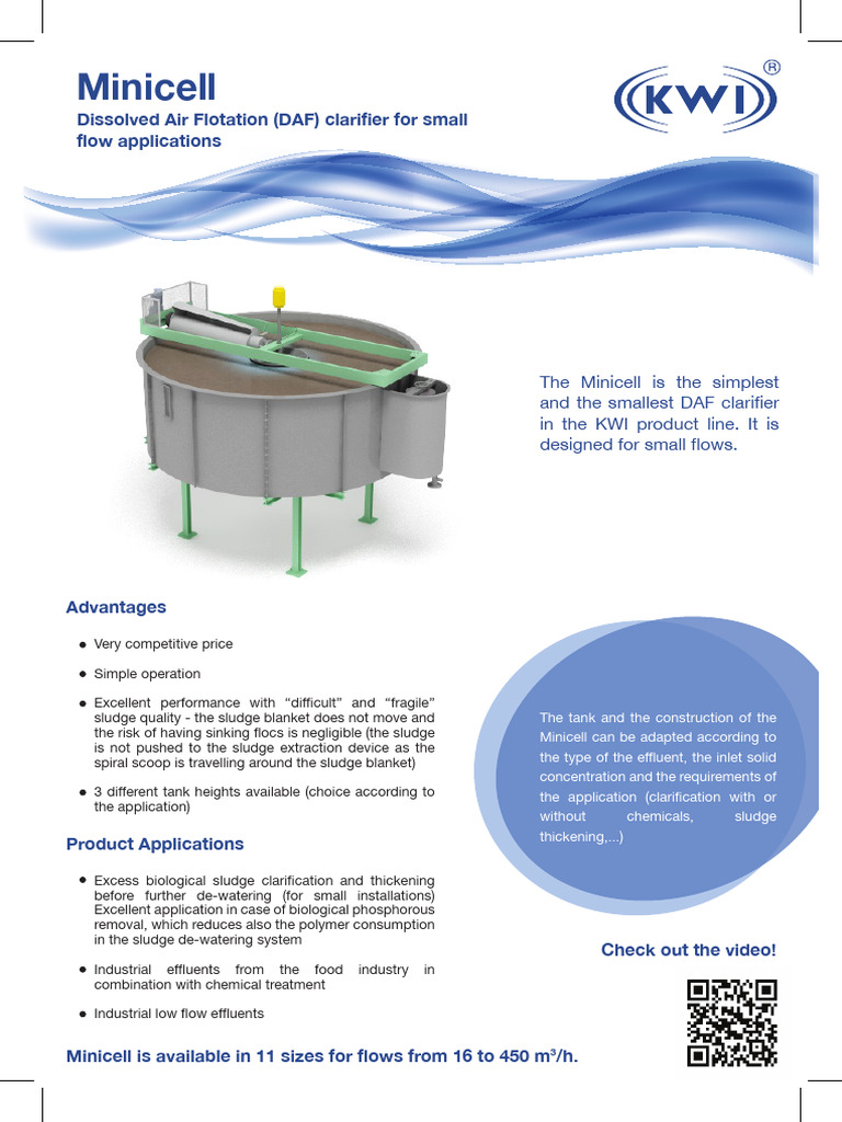 KWI-DAF-Minicell-Brochure | PDF | Physical Sciences | Water Pollution
