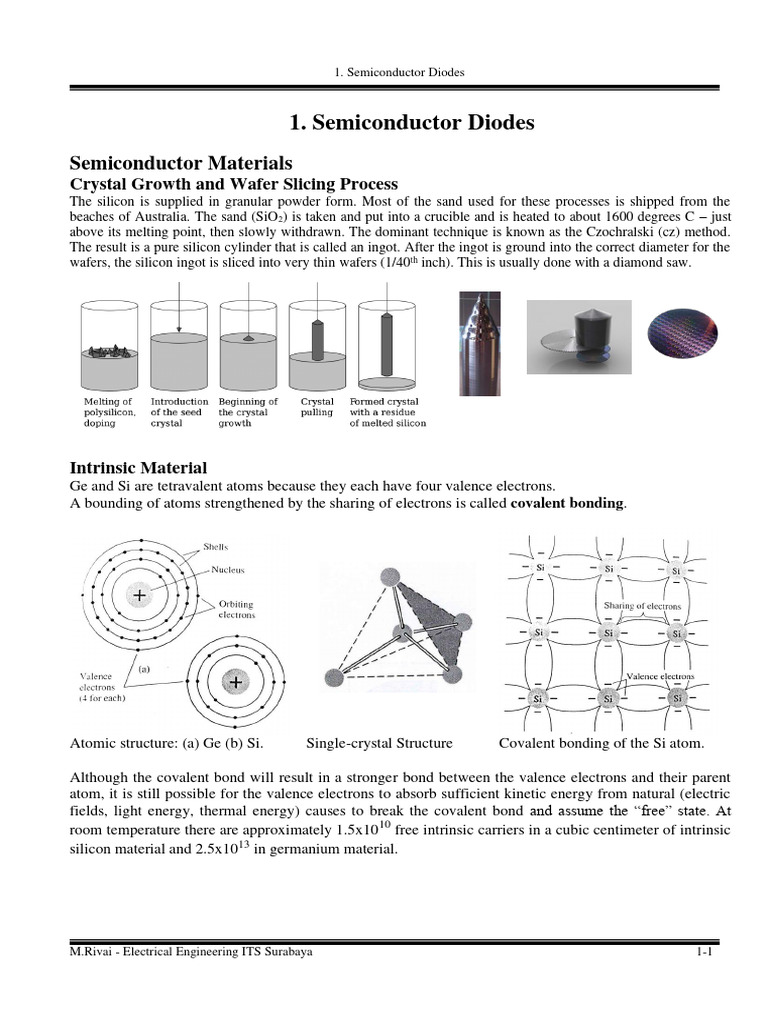 Semiconductor Diodes | PDF | P–N Junction | Electronics