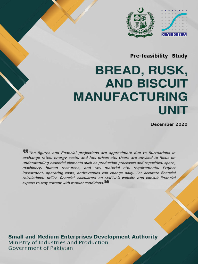 Bread Rusk and Biscuit Manufacturing Unit Rs. 7.94 Million Dec-2020 ...
