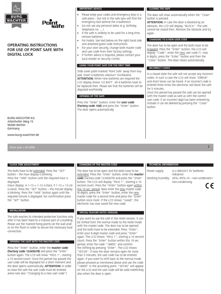 Safe manual | PDF | Computing