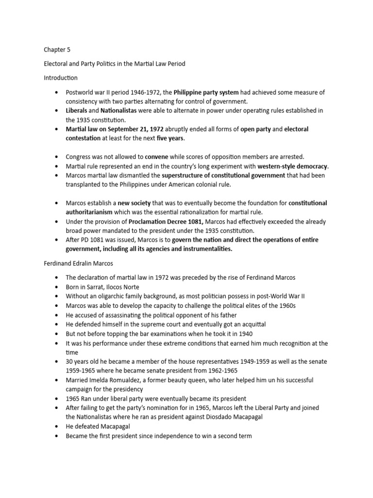Chapter 5 PPG Layouts | PDF | Martial Law | Government