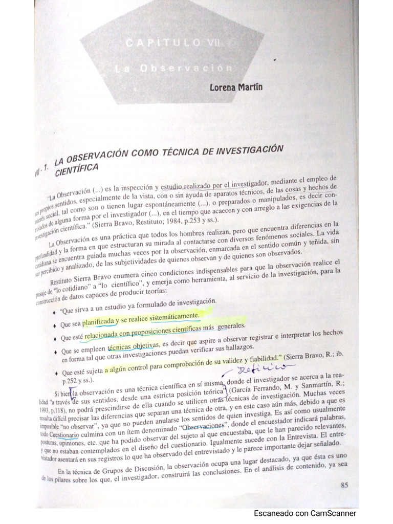 La-Observacion-como-tecnica-de-observacion-cientifica_1 | PDF La-Observacion-como-tecnica-de-observacion-cientifica_1 | PDF