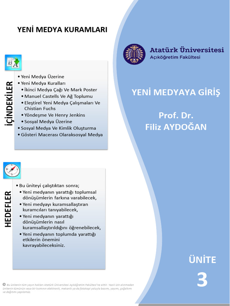 Yeni Medya Ve Kuramlar | PDF