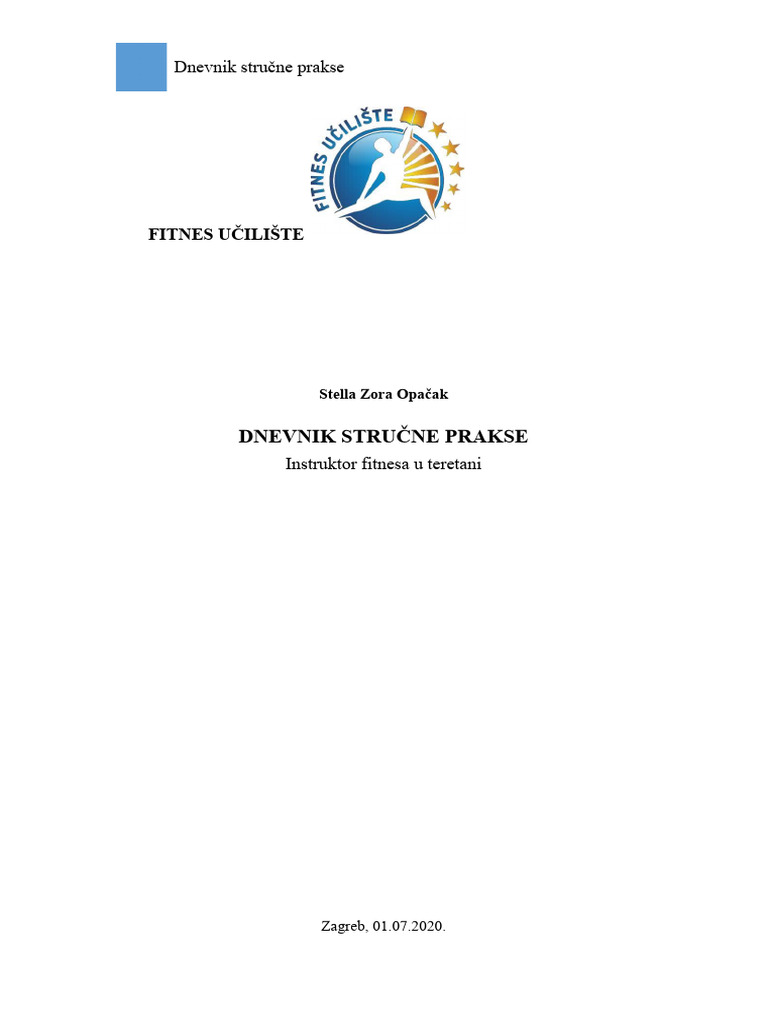 Stella Dnevnik Prakse | PDF