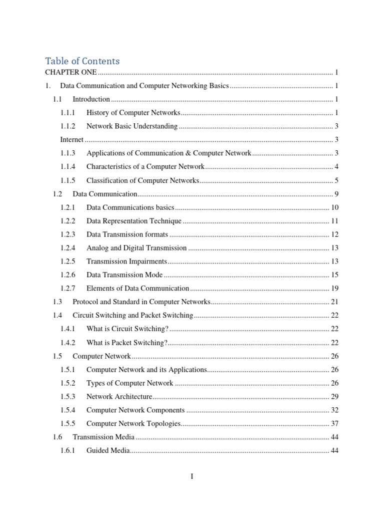 Data Communiction and Computer Network | PDF | Computer Network | Internet